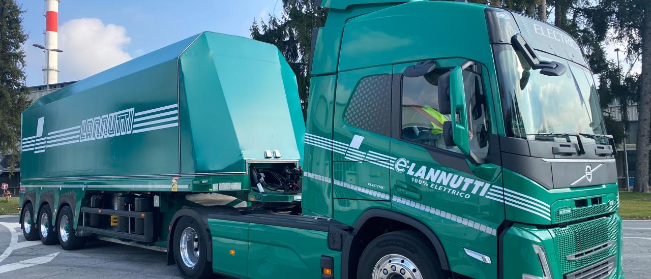 Inauguration of new electric Volvo trucks for AGC glass transport by ...